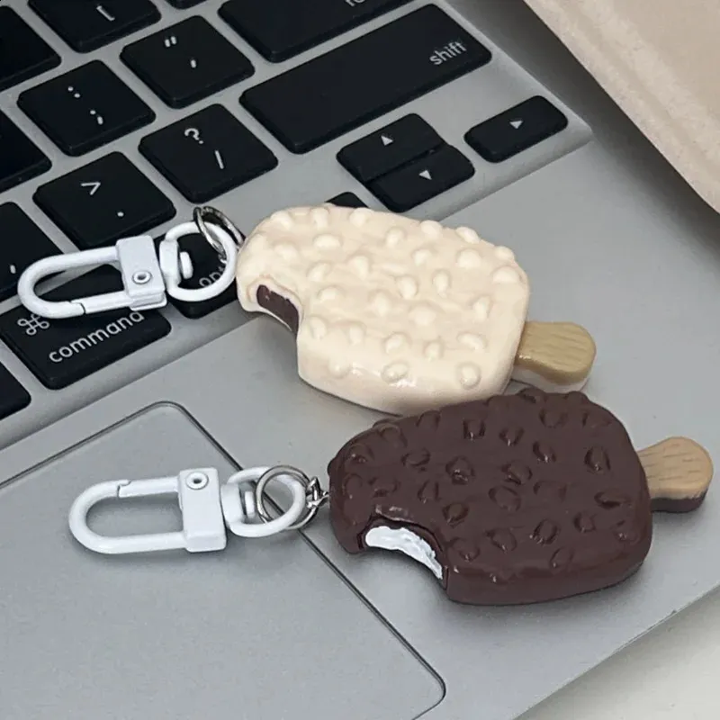 Chocolate Biscuit Keychain Cute Cartoon Food Play Bag Pendant Lovers ...