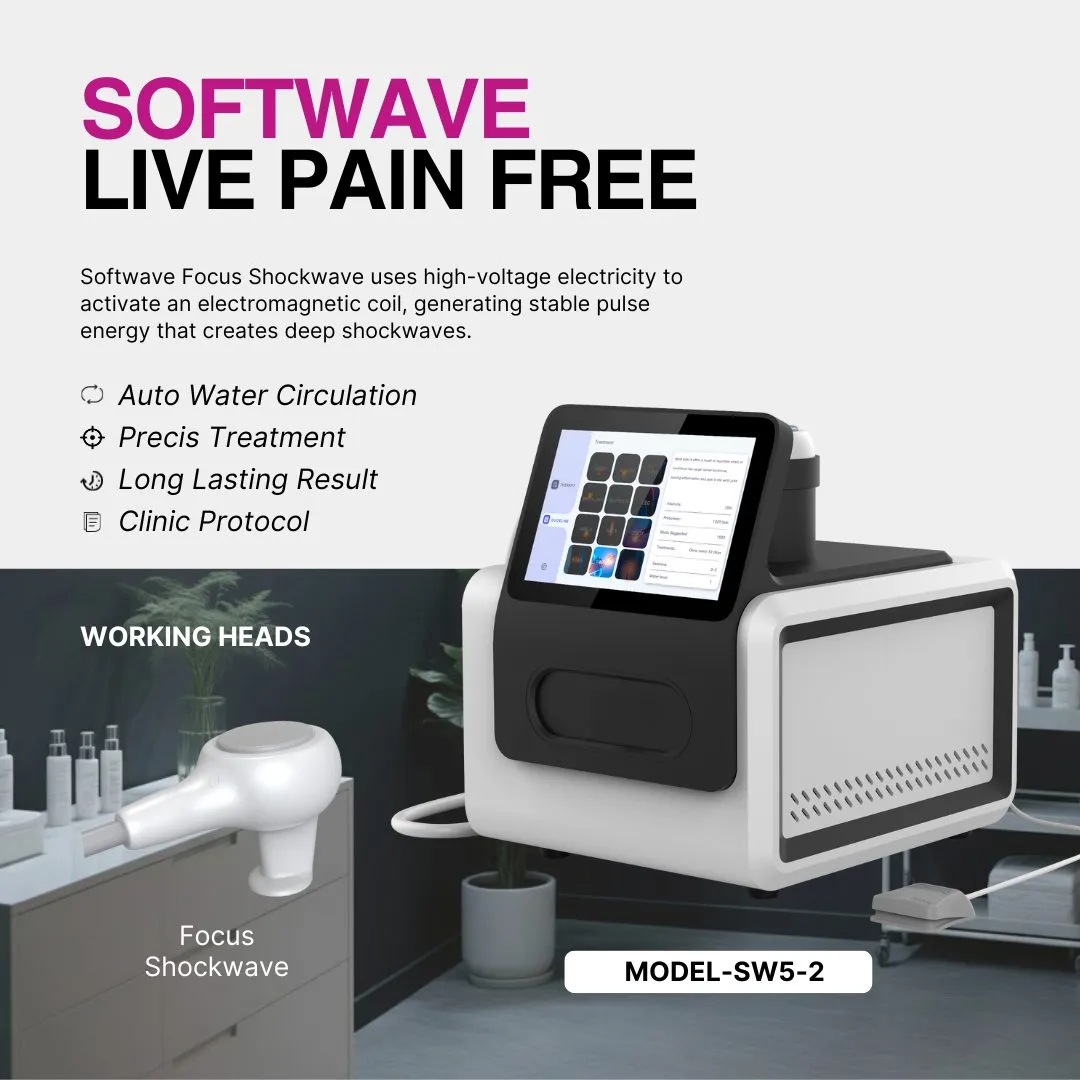 Medical Grade Focused Shockwave Machine Pain Relief CE Approved Factory ...