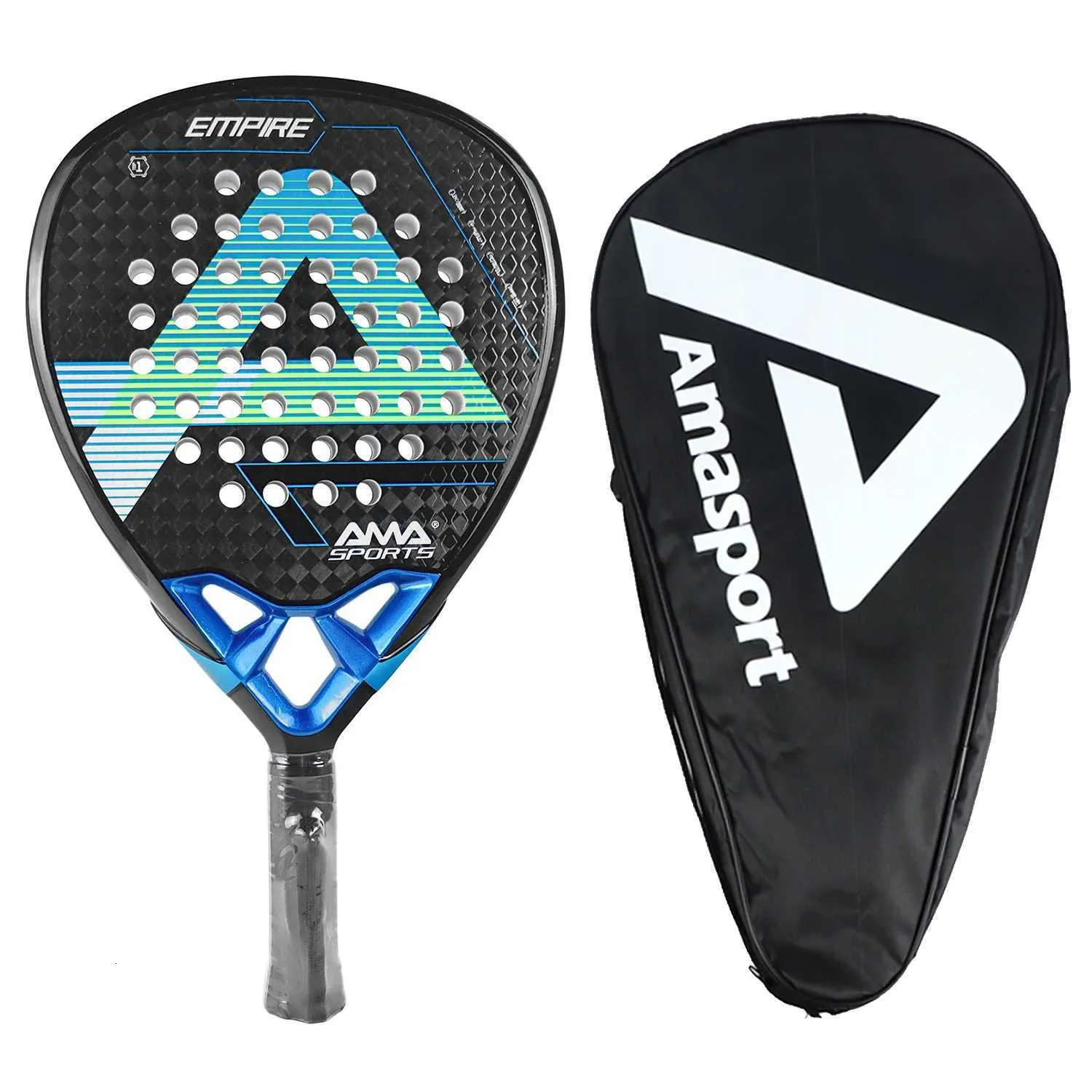 Lightweight 12K Carbon Fiber Padel A Racket With EVA Memory Flex Foam ...