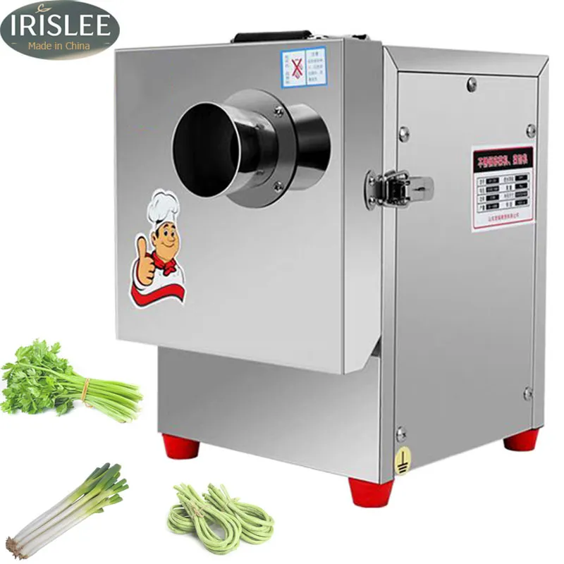 Automatic Commercial Leek and Scallion Slicer - Vegetable Cutting ...