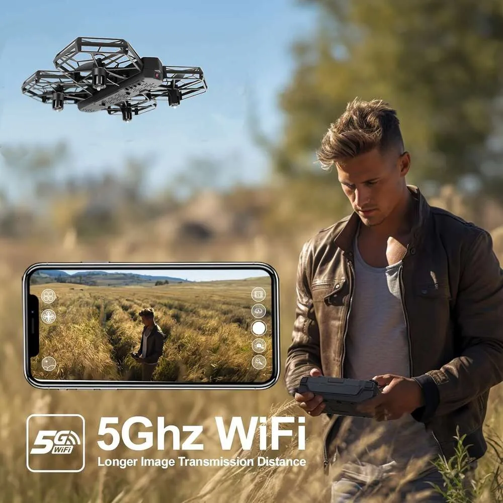 H828 Dual-Battery Brushless Motor Drone with 4K Camera, Smart Follow ...