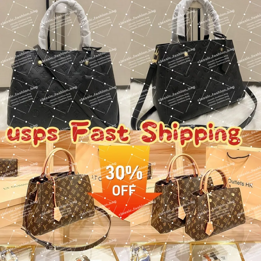 MONTAIGNE BB Designer Leather Handbags For Women Large Capacity Classic ...