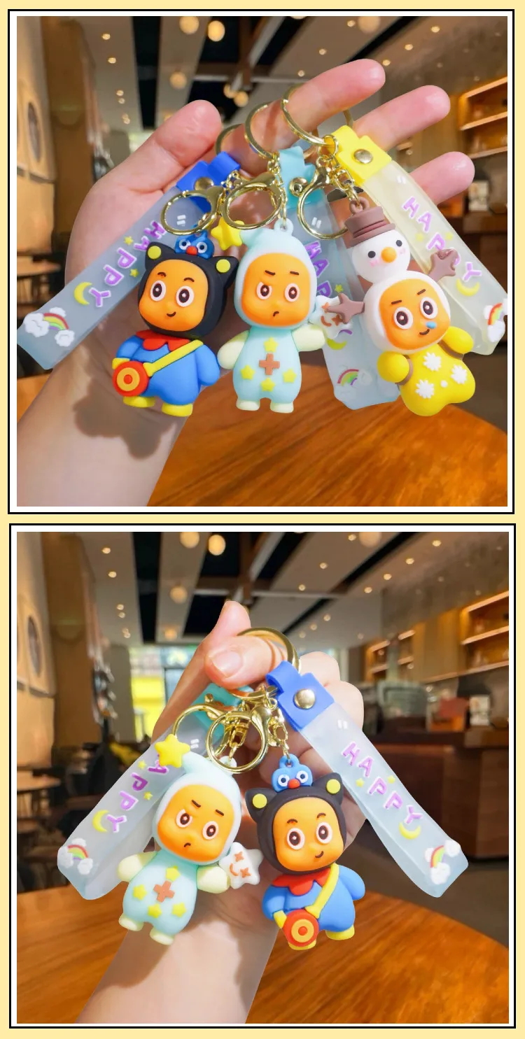 Plush Skeleton Keychain Cartoon Doll Pumpkin Man 10-19 cm PVC with PP ...