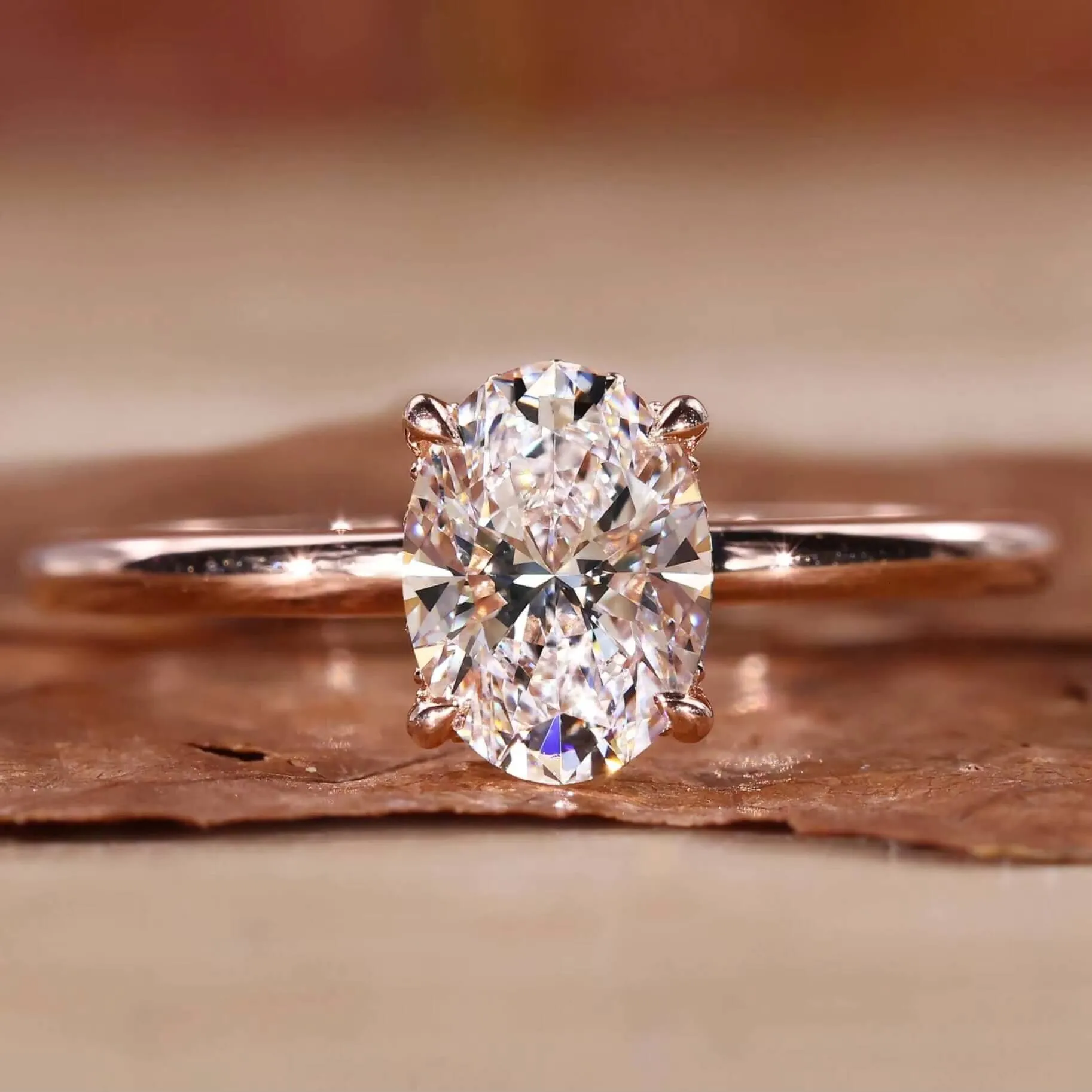 Yingma Fine Jewelry 2ct Pear Cut Moissanite Engagement Ring in 925 ...