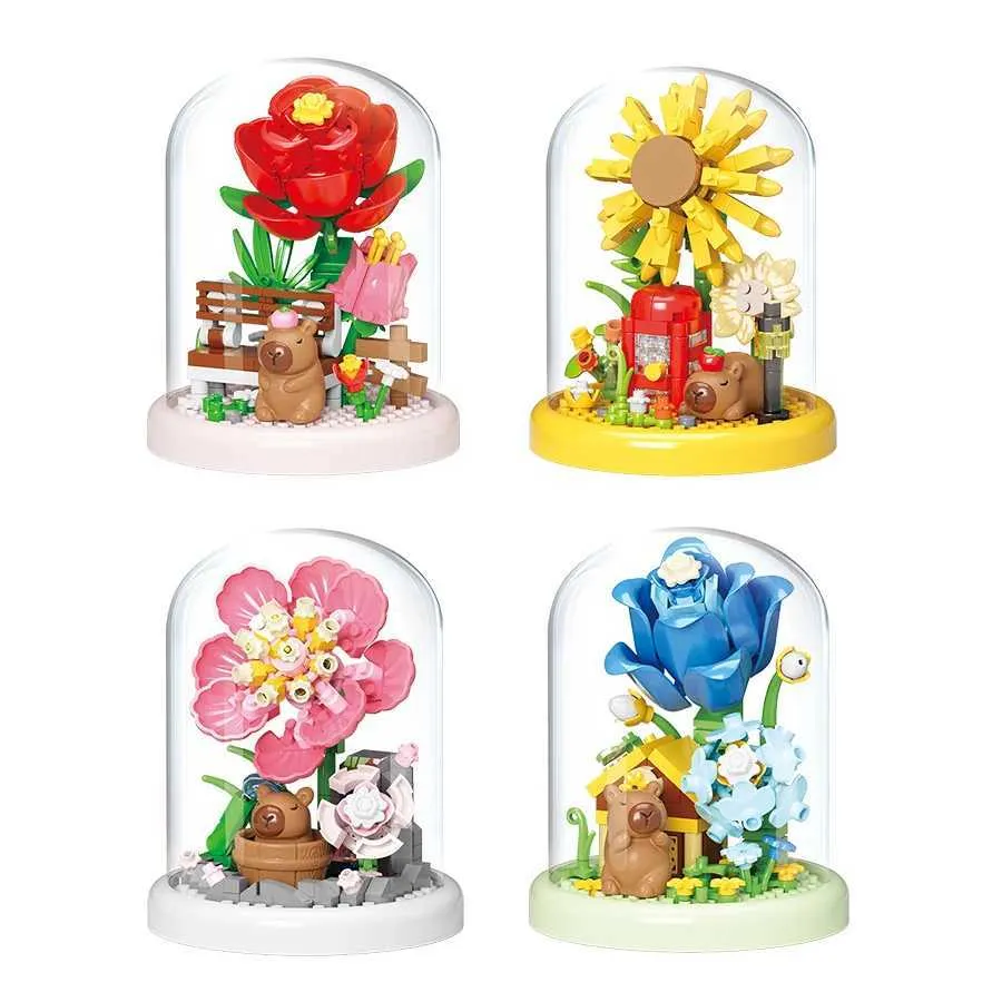 MINISO Capibara Garden Series Cartoon Figure Diamond... From Time ...