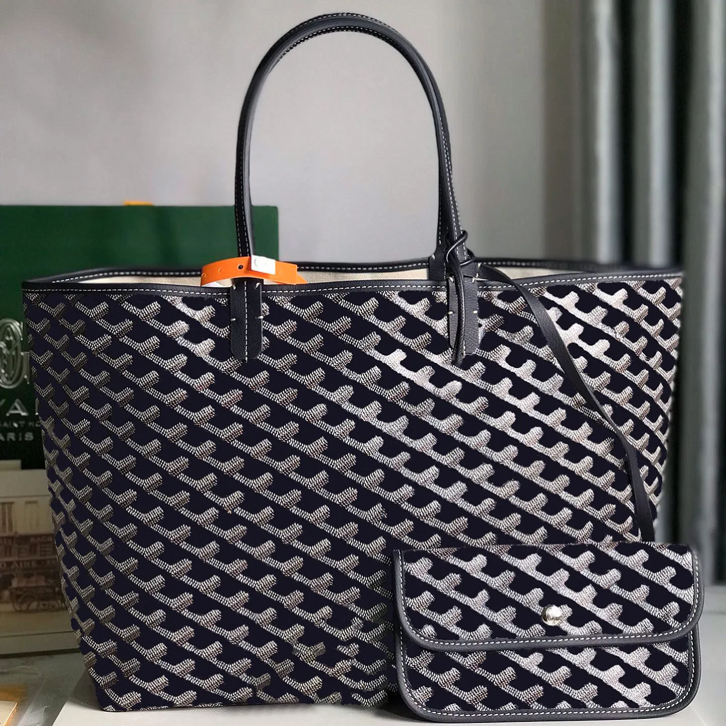 Luxury Designer Leather Goyard Shoulder Bag For Women... From Fdreij ...