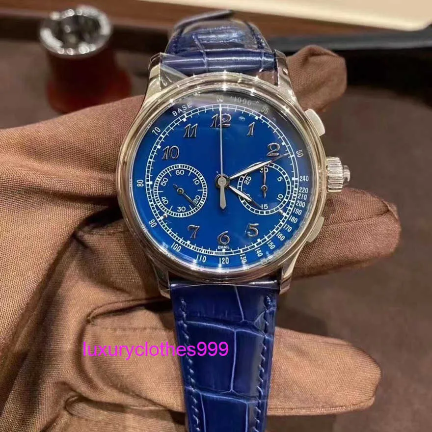 Luxury Watch Swiss Movement 5370p011 Series Mens Watch New Double ...