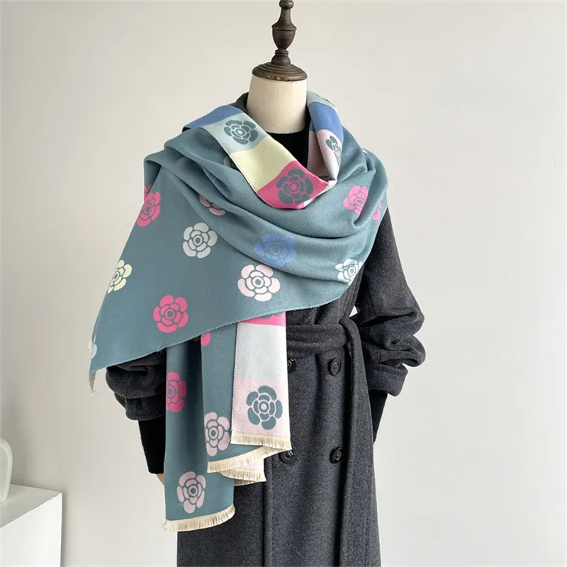 : Designer Colorful Scarf for Women - 2025 Autumn Winter New ...