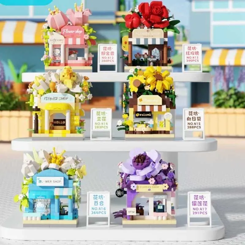 Flower Workshop Building Blocks Shop Holiday Gifts... From Time ...