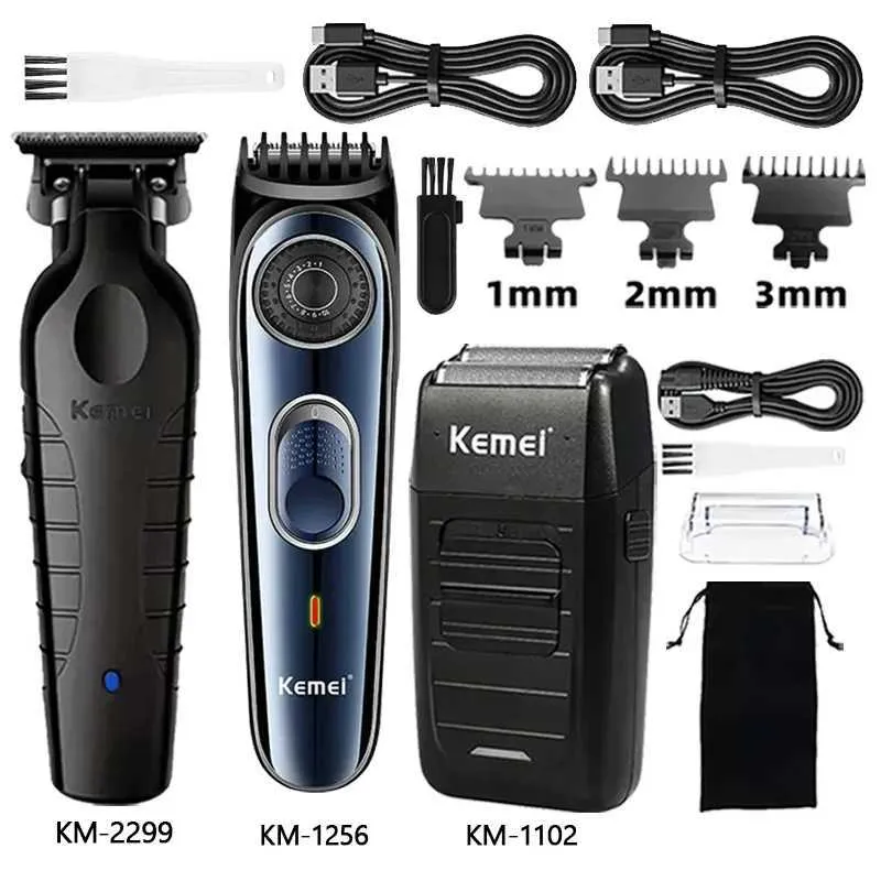 Hair Clipper Barber Blading Hair Cutting Machine Cordless Rechargeable ...