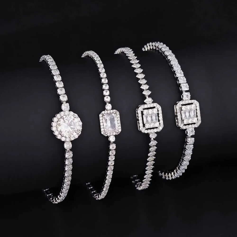 New Arrival Luxury Silver Color Bangle Bracelet for Women, Party Gift ...