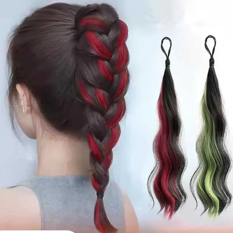 50cm Highlight Hair Bundle Wavy Synthetic Ponytail... From Kimotho, $4. ...