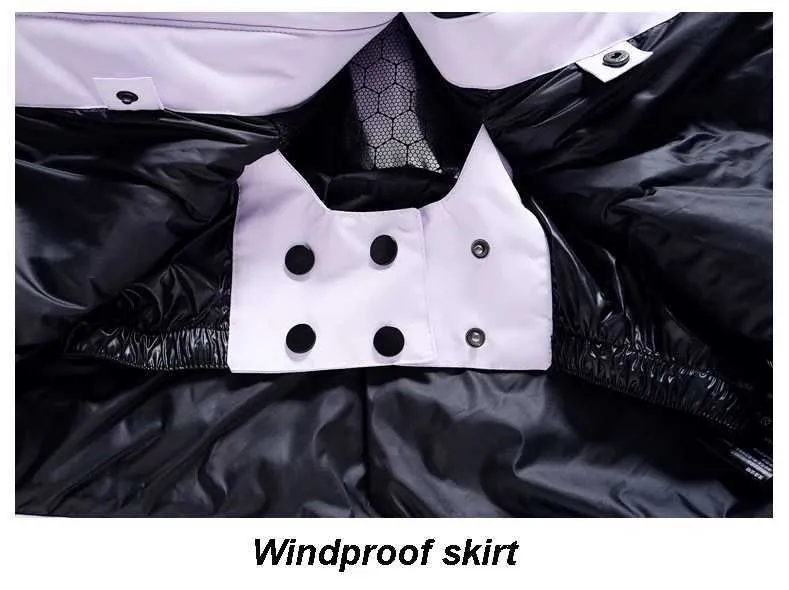 Mountain Snowboard Suit For Men And Women: Hooded Warm Ski Jacket And ...