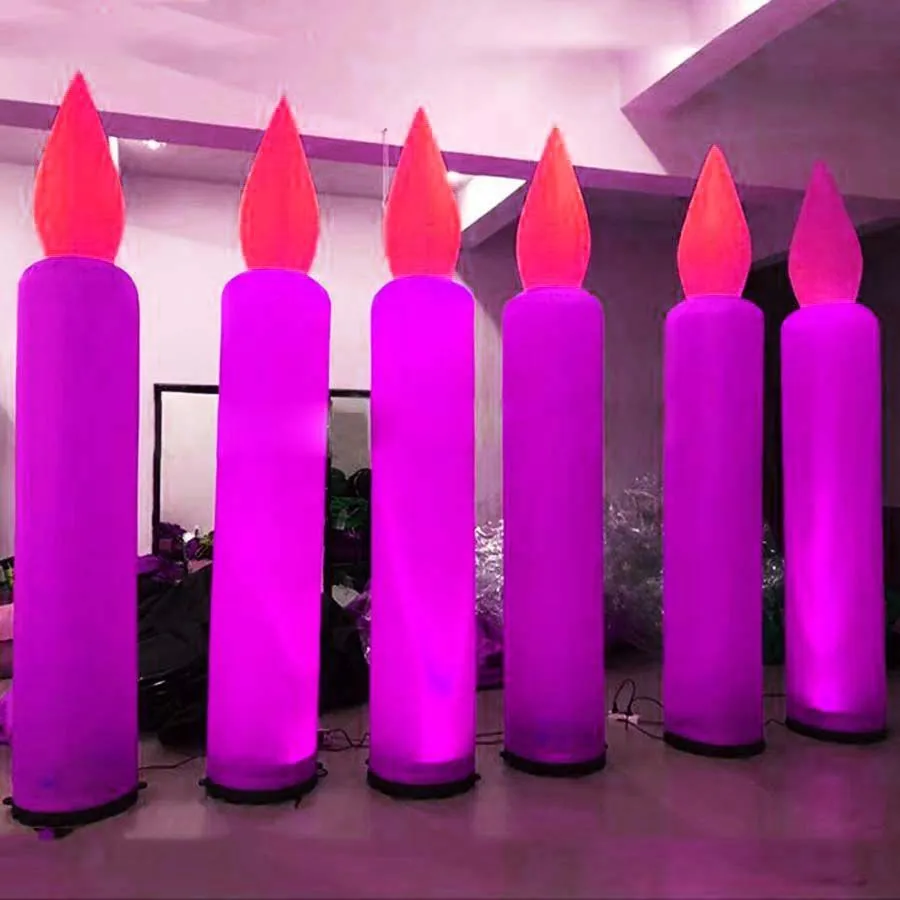 12m 40ft Height Indoor Inflatable Candle For Event, Home, Party, Stage ...