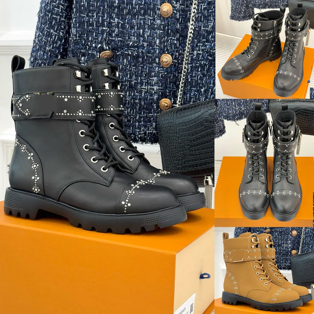 1AIEB5 Citizen Flat Ranger Boot Luxury Designer Boot With Intricate ...