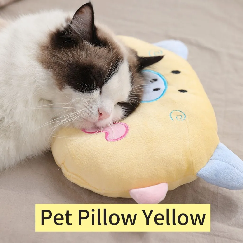 Bulk Cute Piggy Moon Pet Pillows Soft Plush Head & Neck Support For ...