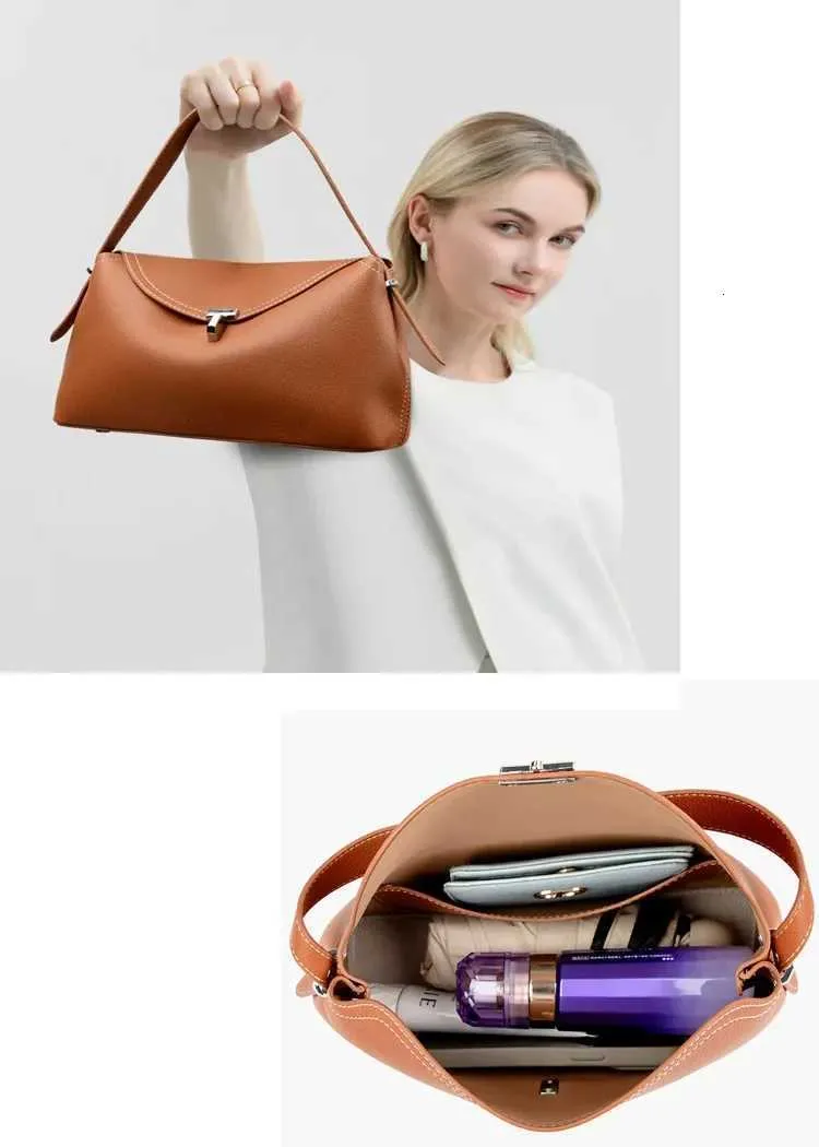 Designer Cowhide Armpit Bag 2025 New Low Crossbody Handbag Versatile ...
