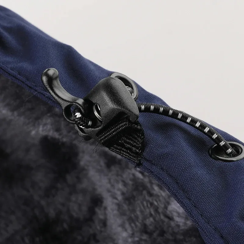 Plus 9XL Men Winter Fleece Jacket Thick Windproof Hooded Waterproof ...