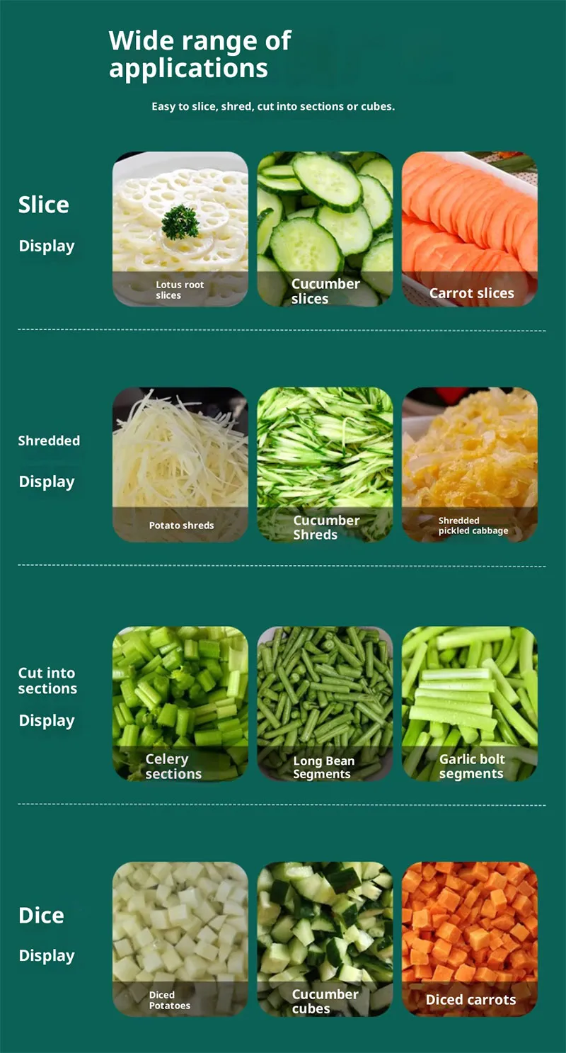 Industrial Electric Double Head Vegetable Cutter, Chopper, and Slicer ...