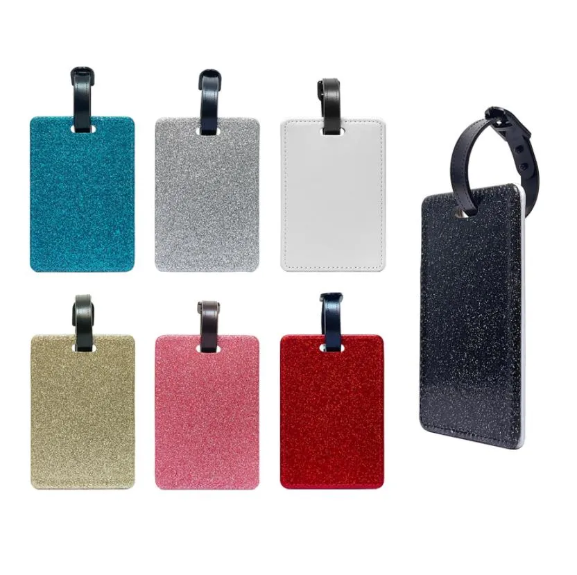 DIY Sublimation Luggage Tags Blank Shiny PU Leather... From Abuni, $1. ...
