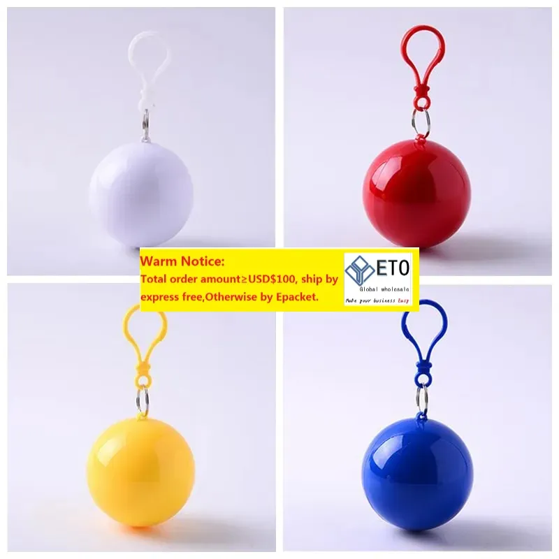 ZZ Portable Hooded Ball Raincoat Price Ball For Women And Men ...