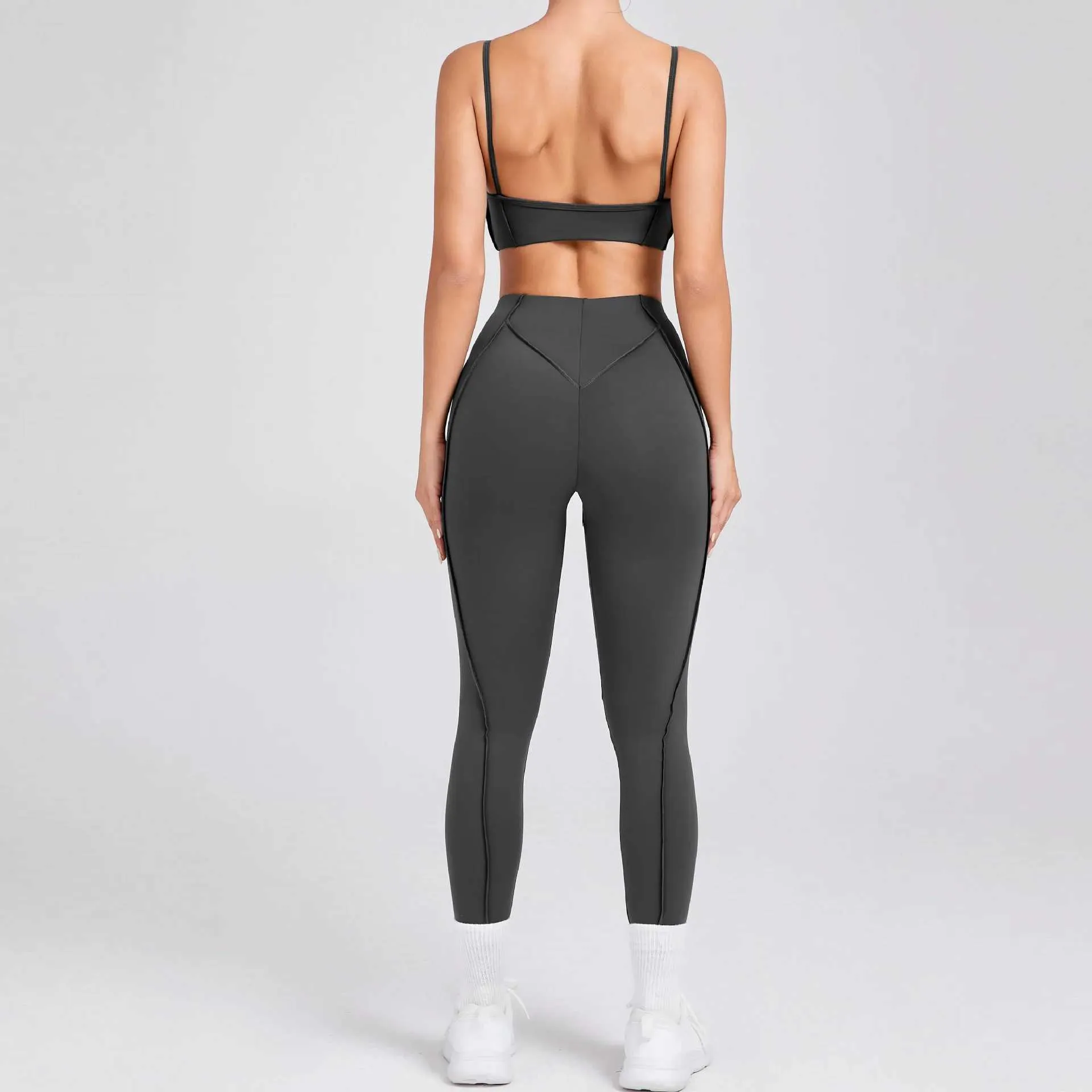 New Women's Yoga Set: Tracksuit, Workout Leggings, Athletic Suit, Gym ...