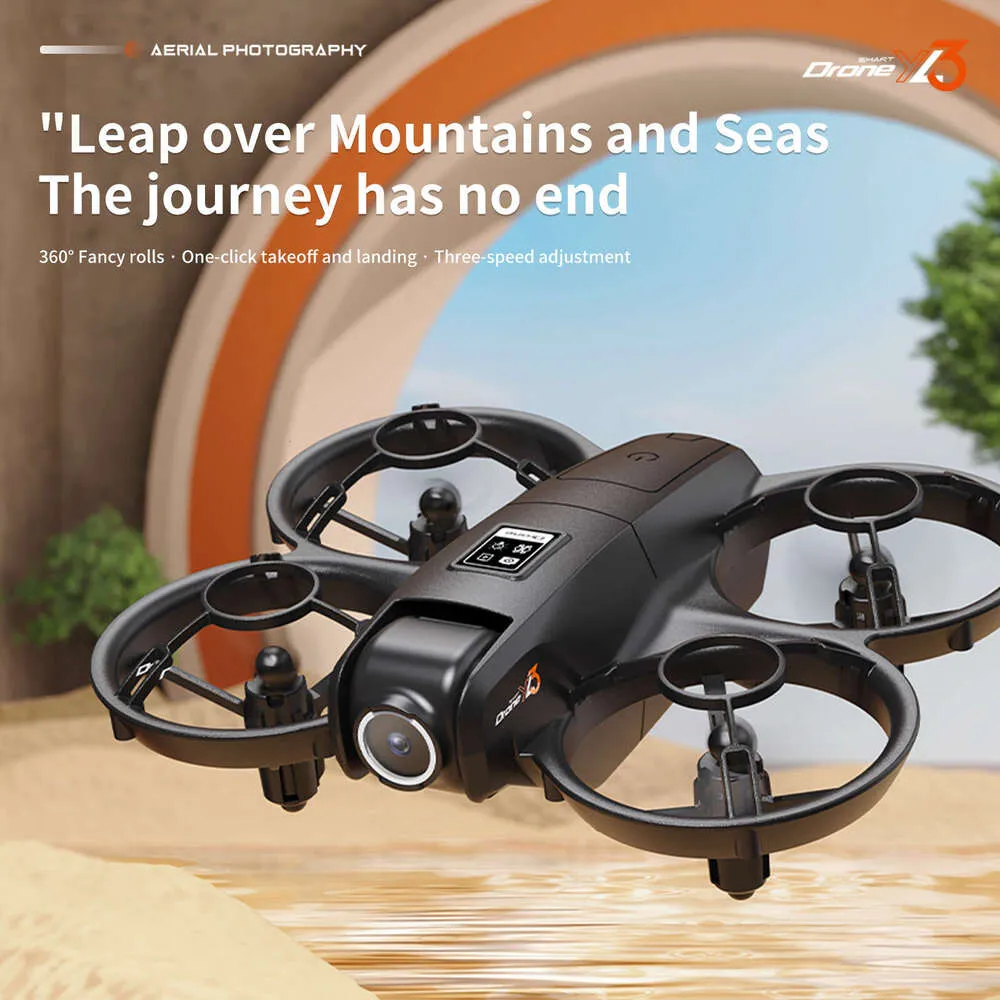 Yl3 Mini Quadcopter Drone With High-Definition Dual-Camera and 2.4-Inch Large-Screen Remote ...