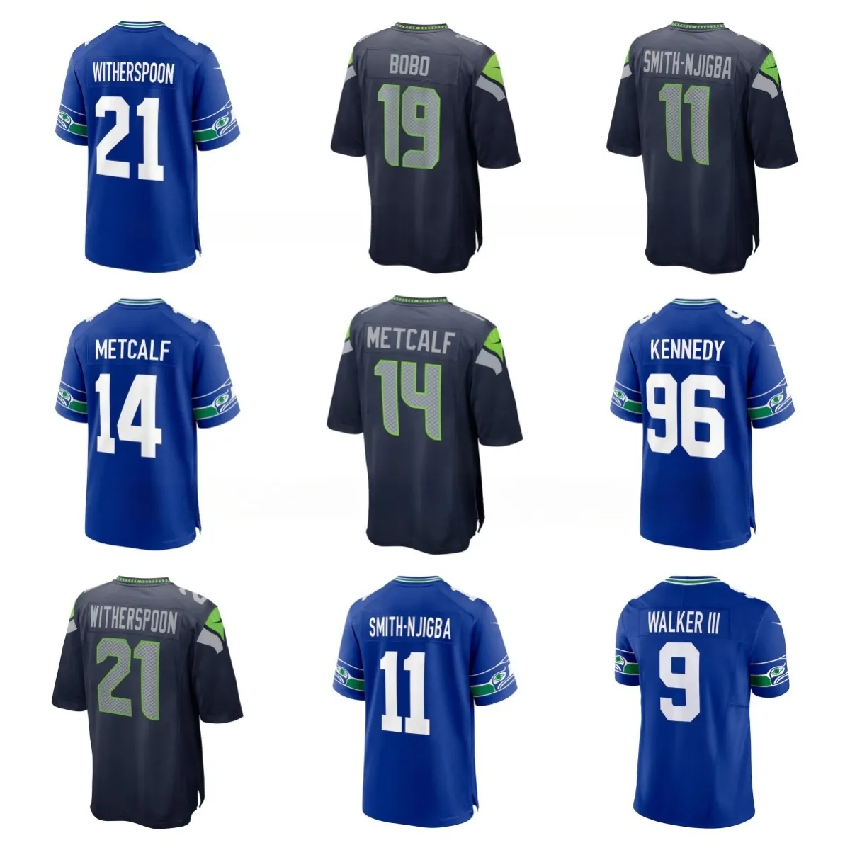 NFL Seahawks Jaxon Smith Njigba Devon Witherspoon Cooper Kupp Jake Bobo ...
