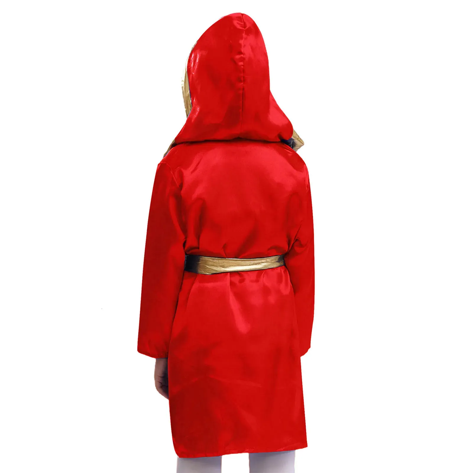 Boys Girls Halloween Carnival Party Boxer Cosplay Costume: Boxing Robe ...