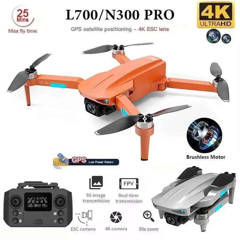 Drone L700/N300 Pro 4K Professional 5G GPS HD Dual Camera Photography ...