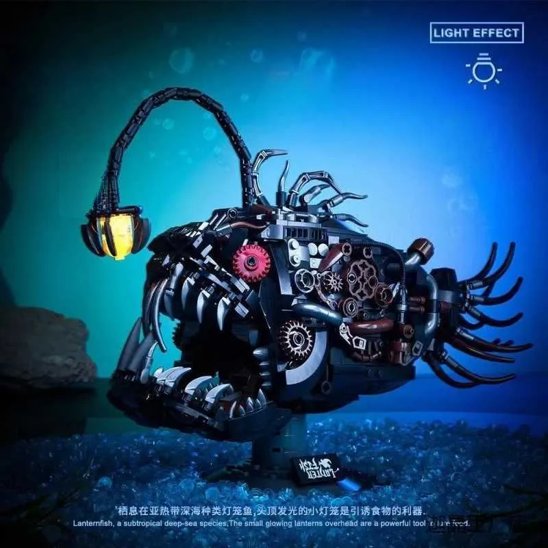 DeepSea Nanoblock Fish HighTech Mechanical Symbolophorus Veranys Bionic ...