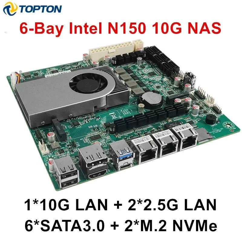 Topton Intel N150 6Bay NAS Motherboard 10G 4 Core... From Liuzedonggggg ...