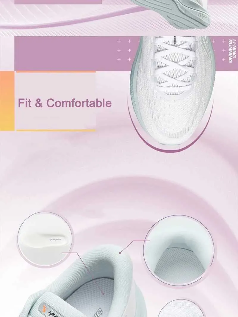 LiNing Women YUEYING 5 Cushion Running Shoes Lightweight PU Material ...