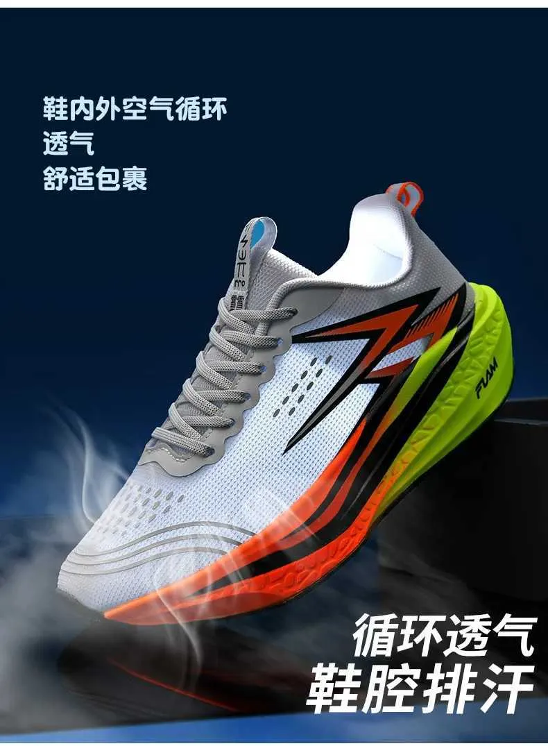 Running Shoes Carbon Board Marathon Women Sports Tenis Breathable ...