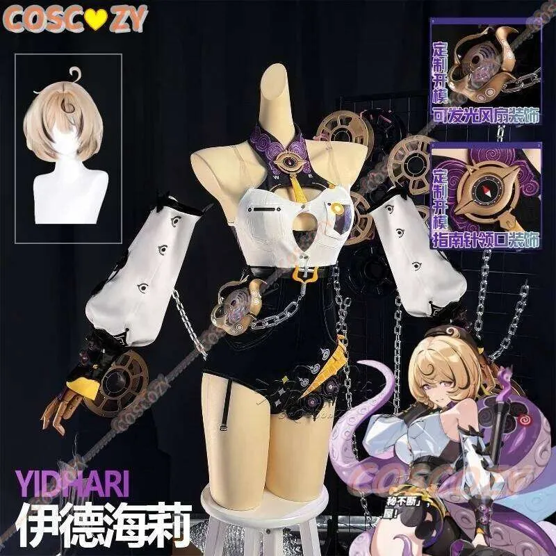 ♦ DHgate Game Zenless Zone Zero Cosplay Costume Wig Octopus Yidhari Set ...