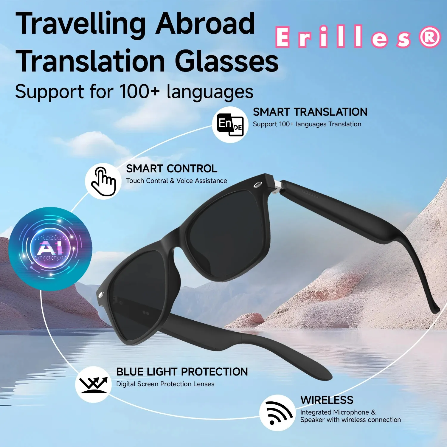 AI Translation Smart Glasses With Bluetooth Call... From Ping04, $18.3 ...