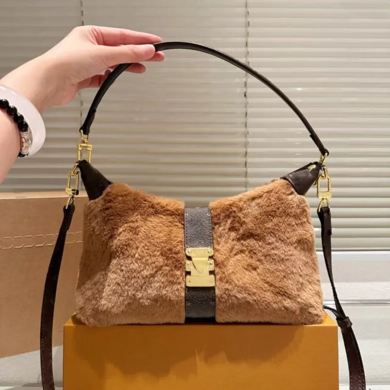 2025 Trademark New Plush Handheld Shoulder Bag For Women's Fashion ...
