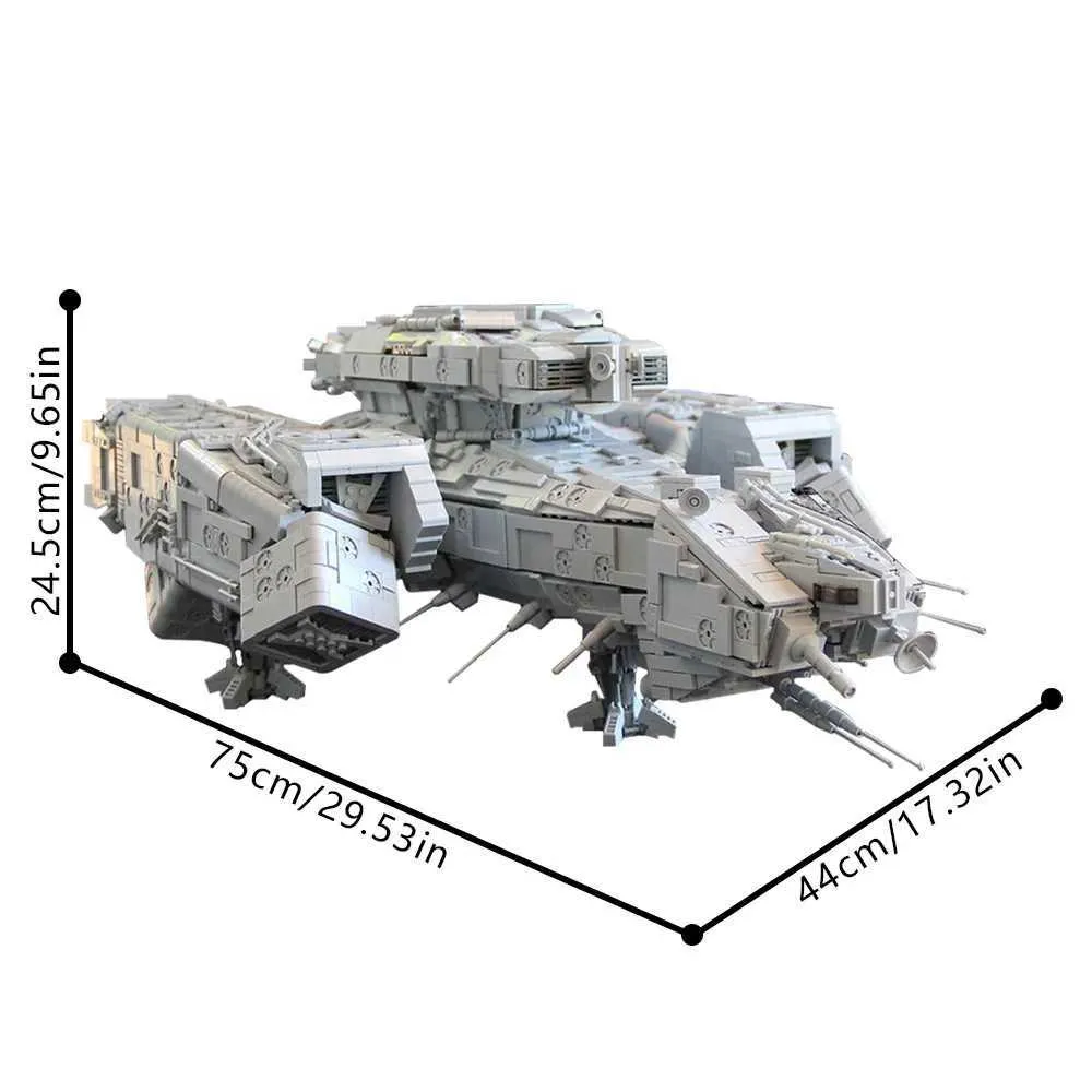 USCSS Nostromo 9803 Wooden Building Blocks Model Spacecraft Bricks ...
