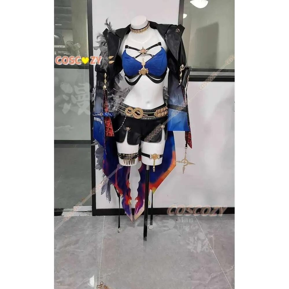 Wuthering Waves Galbrena Cosplay Costume Wig Uniform Jacket Broadcloth ...