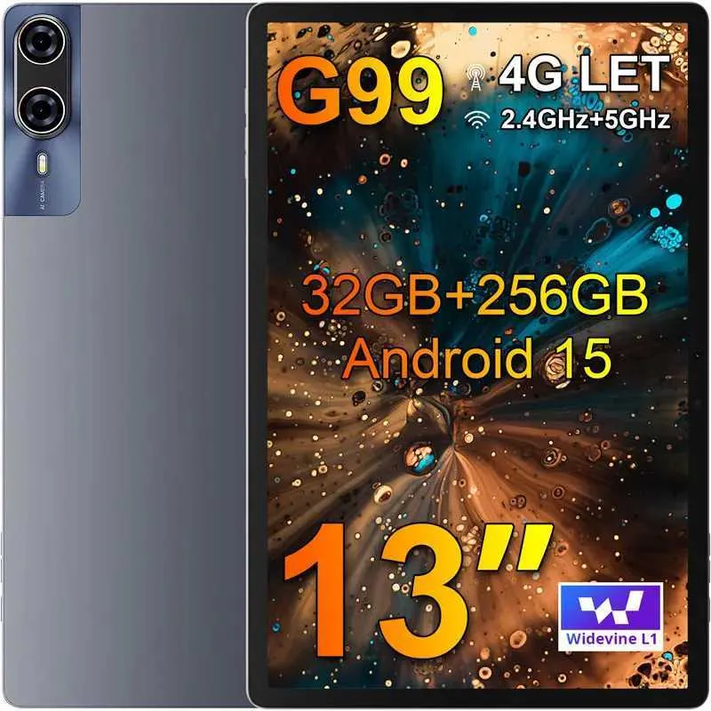 SVITOO Tablet 13-inch FHD Display Android 32GB RAM 256GB ROM MediaTek ...