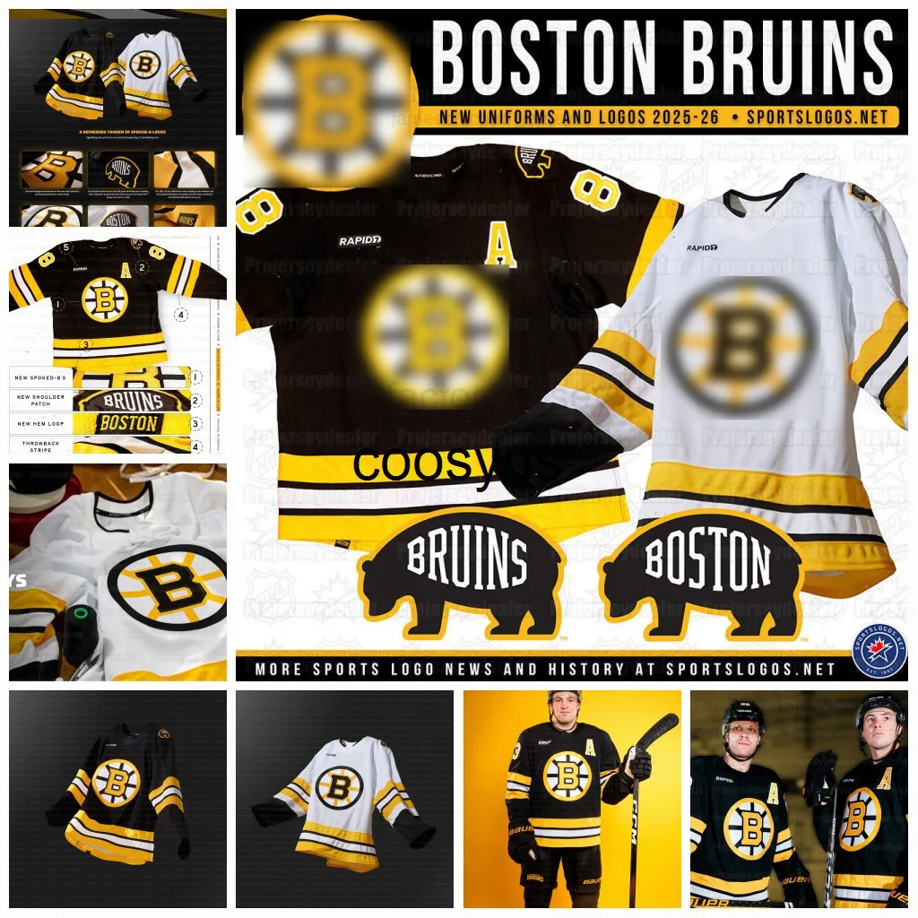 2026 88 David Pastrnak 202526 Bruins Jerseys Jeremy Swayman Patrice ...