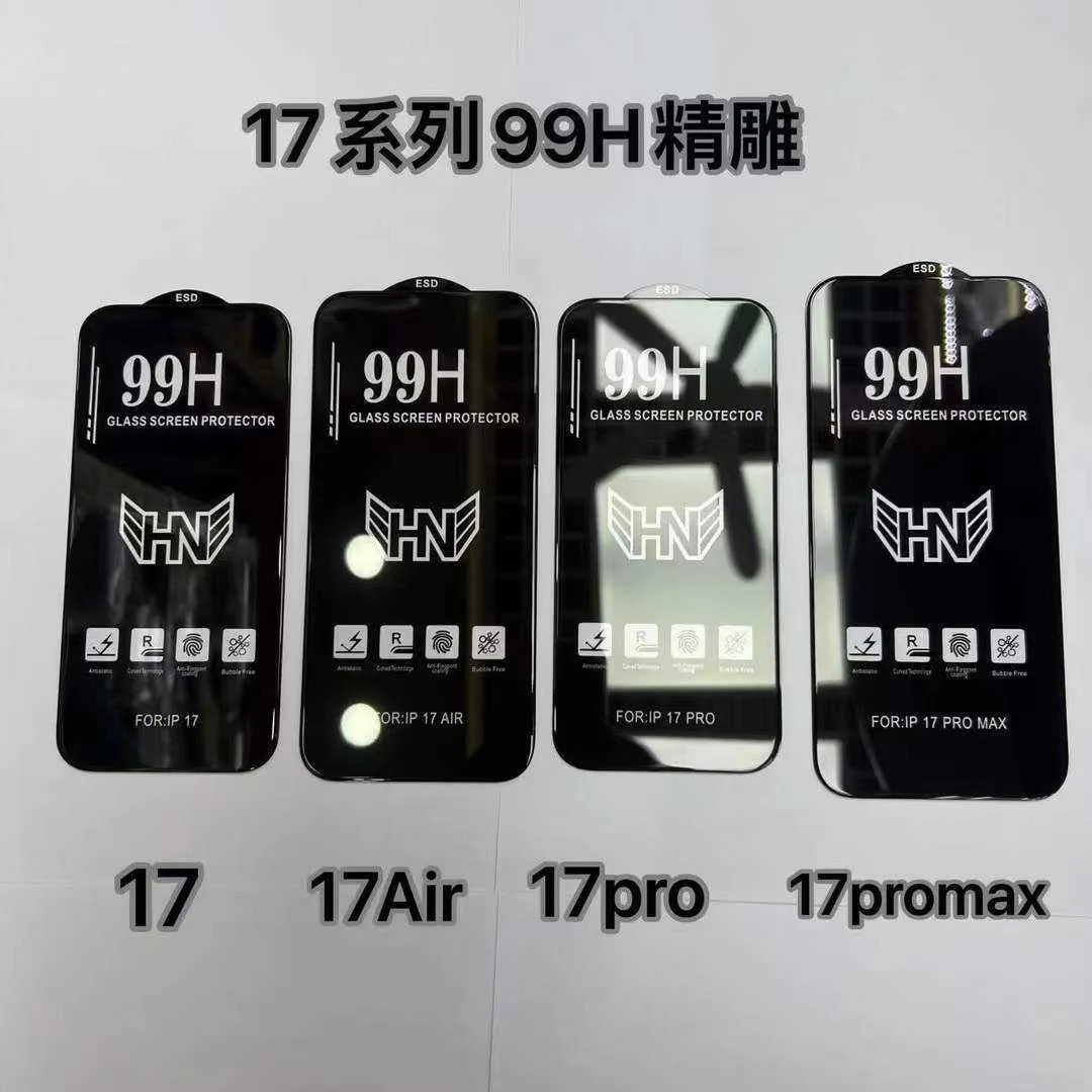 Tempered Glass Screen Protector 9H Hardness for iPhone 6 Plus to 17 Pro ...