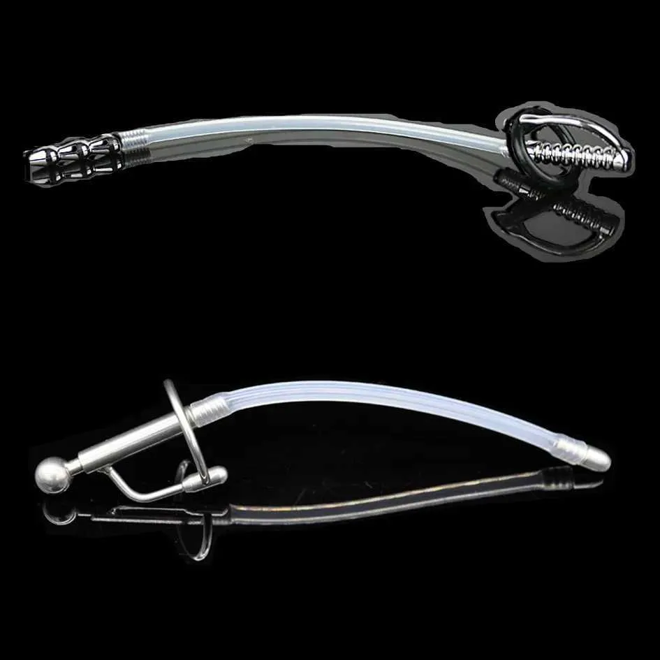 Soft Catheter Urethral Plug Male Stimulation Penis Adult Toy Stainless ...