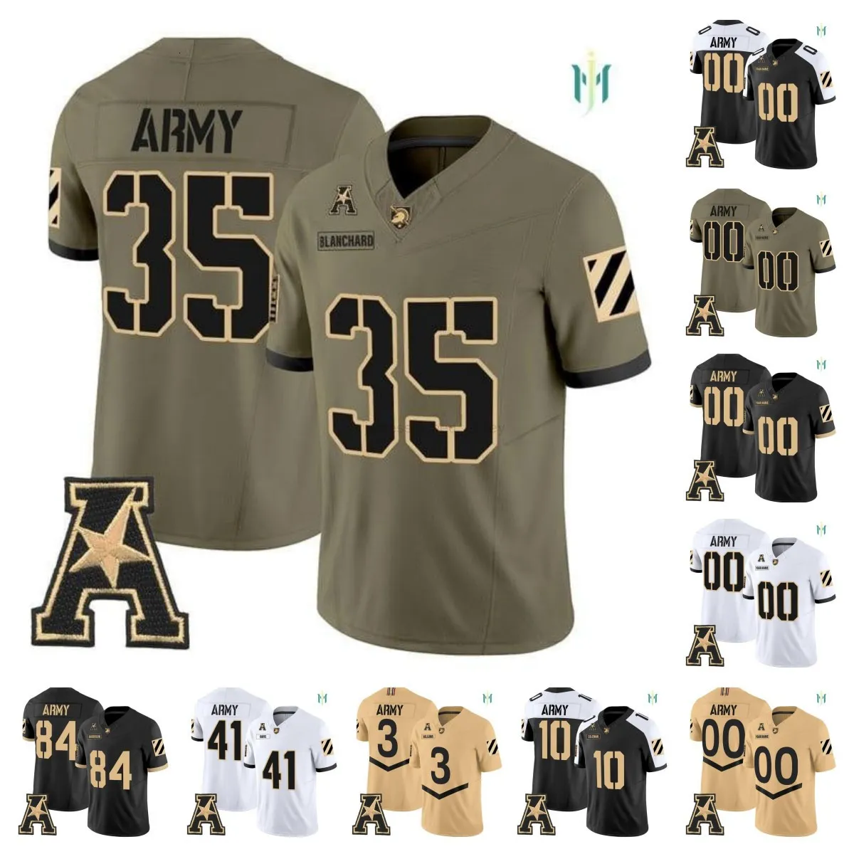 Customizable Men's Army Black Knight Personalized Football Shirts ...