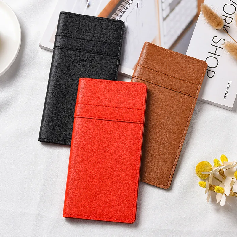 Mens Zipped Leather Wallet PVC Clutch Wallet with Multiple Card Slots ...