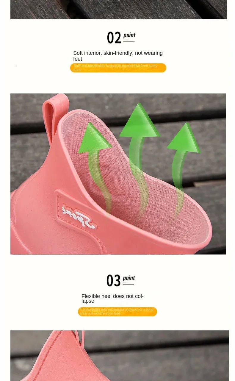 Mens Waterproof Plush Chelsea Bootie Ankle Rain Boots Velvet ...