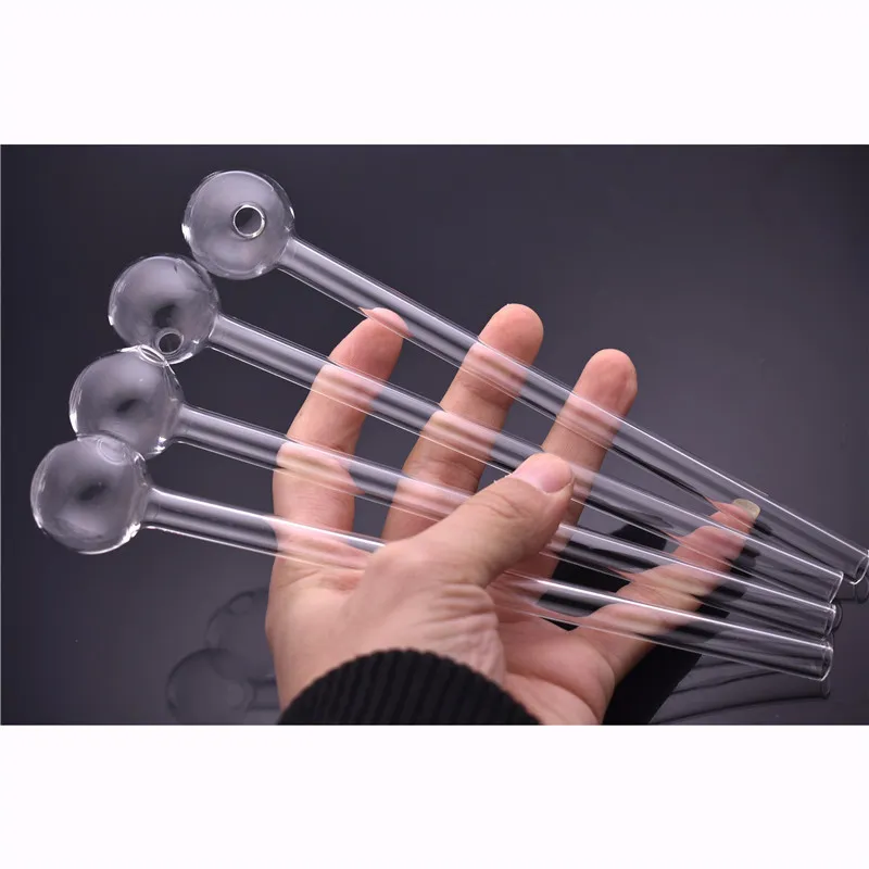 20cm Length Clear Glass Oil Burner Pipes Thickness Pyrex 8 Inch Thick ...