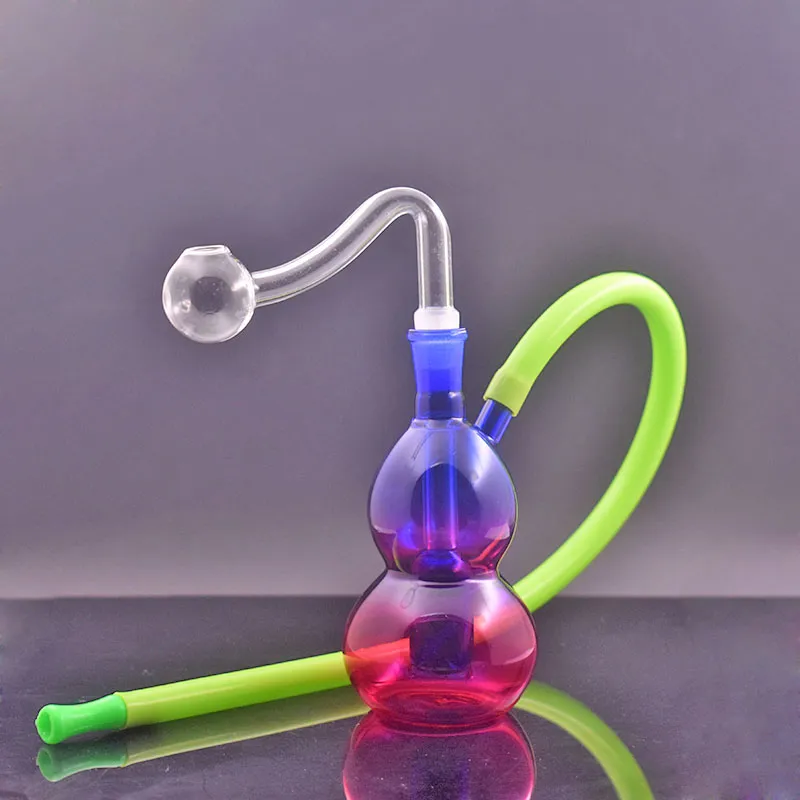 Oil Burner Water Bongs Gourd Shape Glass Oil Rig With Inline Matrix ...