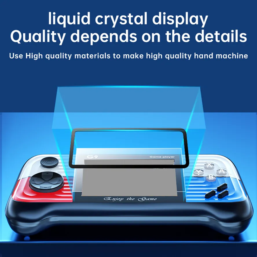 G9 Handheld Game Console: 3 Inch HD Screen, 666 Retro Games Portable ...