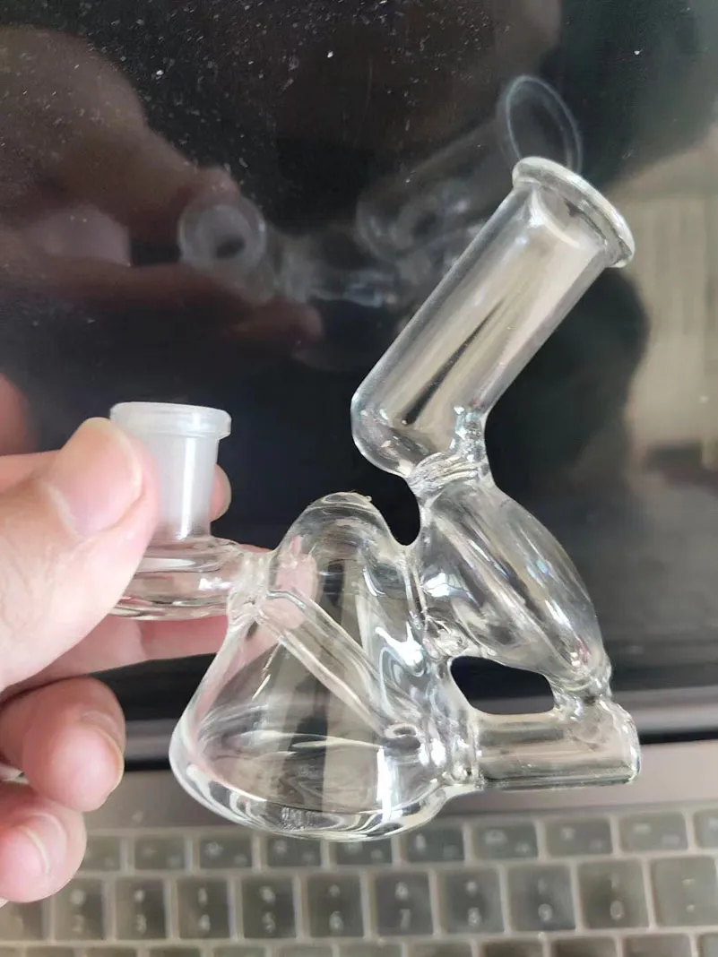 Wholesale 10mm Female Glass Bongs Oil Burner Pipe Cyclone Perc Recycle ...